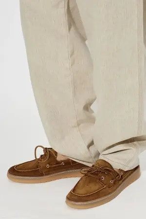 POSA Suede 'boat' Loafers