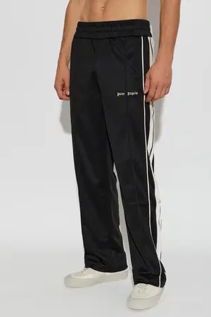Palm Angels Trousers With Logo