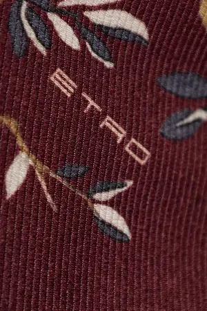 Etro Wool Poncho With Animal Motif