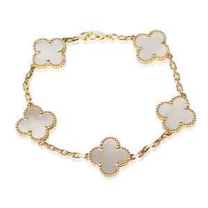 Van Cleef & Arpels Bracelet In Yellow Gold And Mother Of Pearl - Yellow_gold