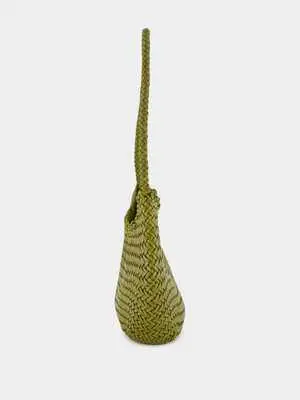 Dragon Diffusion Bamboo Nova Luna Woven Leather Tote