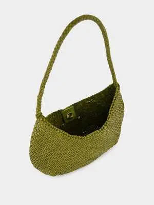 Dragon Diffusion Bamboo Nova Luna Woven Leather Tote