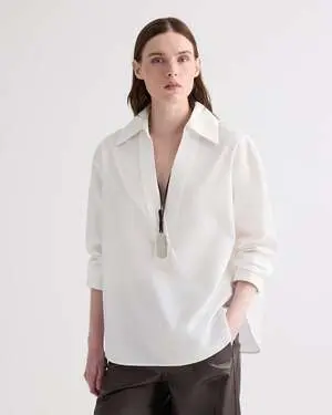 TWP A Case Of You Top In Compact Poplin