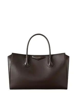 Givenchy Medium Antigona Catchall Bag In Shiny Hammered Leather
