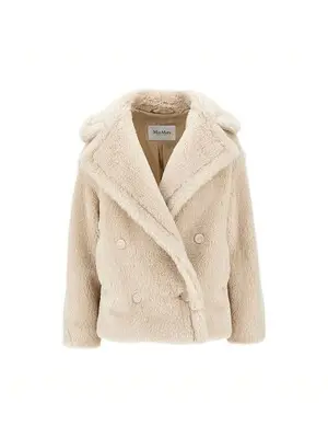 Max Mara Short Double-breasted Coat Alcuno