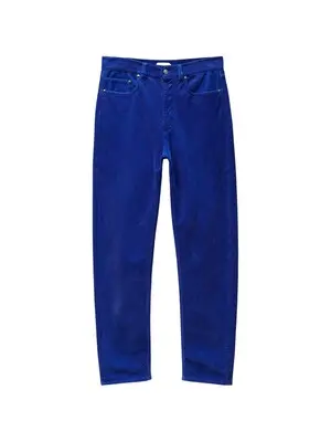 Versace Straight Corduroy Pants - Blue