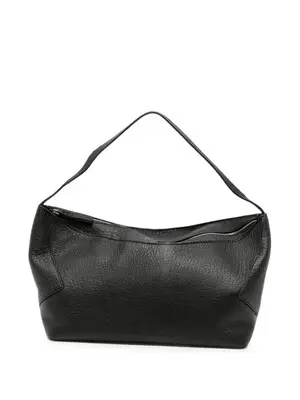 Studio Nicholson Shoulder Bag Zip Detail "fold Detail Zip Shoulder Bag - Black