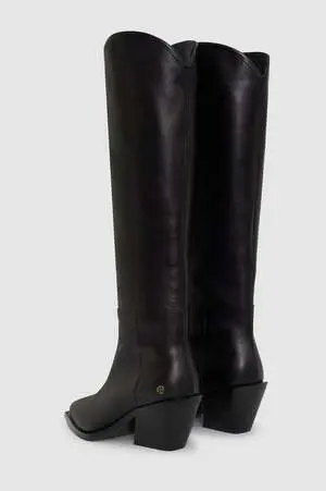 ANINE BING Tall Tania Soft Boots Smooth Leather