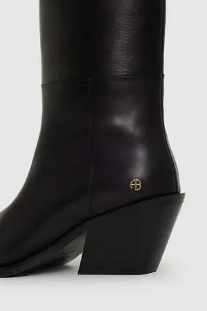 ANINE BING Tall Tania Soft Boots Smooth Leather