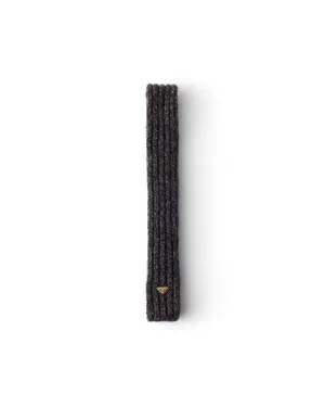 Prada Wool And Mouliné Cashmere Scarf