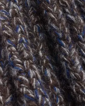 Prada Wool And Mouliné Cashmere Scarf