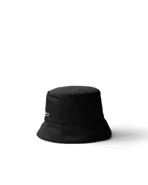 Prada Reversible Re-nylon And Cael-hair Bucket Hat