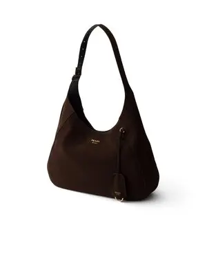Prada Boogie Large Suede Bag