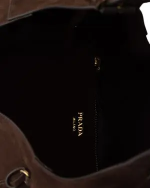 Prada Boogie Large Suede Bag