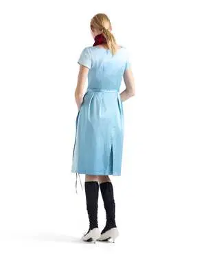 Prada Washed Silk Duchesse Dress