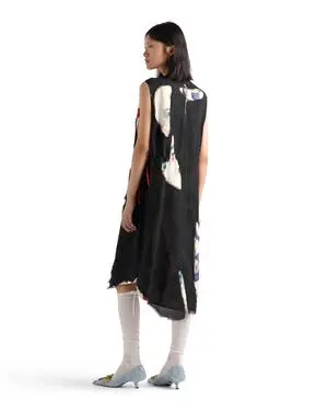 Prada Devoré Georgette Dress