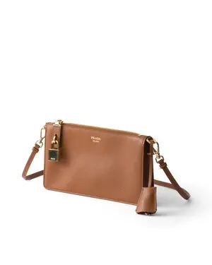 Prada Saffiano Leather Smartphone Pouch