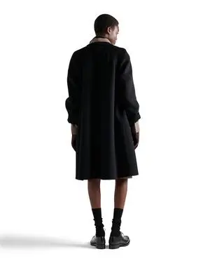 Prada Single-breasted Double Cashmere And Wool Coat