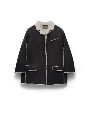 Prada Shearling Caban Jacket