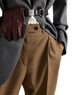 Prada Wool Pleated Trousers