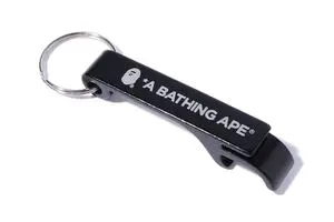 A BATHING APE Bottle Opener Keychain - Black