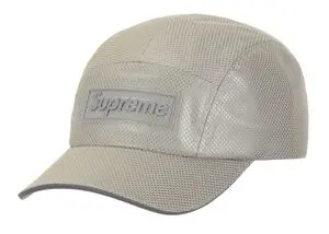 Supreme Metallic Mesh Camp Cap - Light Brown