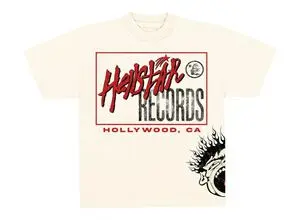 HELLSTAR Records Tee Shirt - Natural