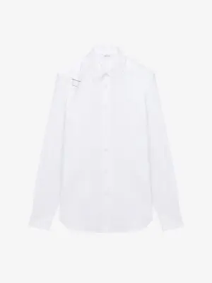 Alexander McQueen Skull Jacquard Harness Shirt