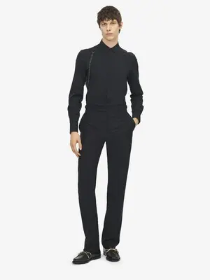 Alexander McQueen Chain Harness Shirt - Black