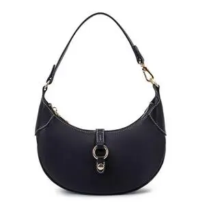 MKF COLLECTION - J'OMOR Mire Half Moon Shoulder Bag - Black