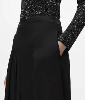 Karl Lagerfeld Pleated Wide-leg Pants