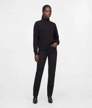KL JEANS Jeans Open-back Turtleneck Sweatshirt