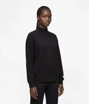 KL JEANS Jeans Open-back Turtleneck Sweatshirt - Black