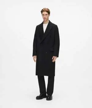 Karl Lagerfeld Wool-blend Long Coat