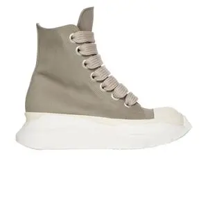 Rick Owens Jumbo Lace High Abstract 'mineral Milk - Grey