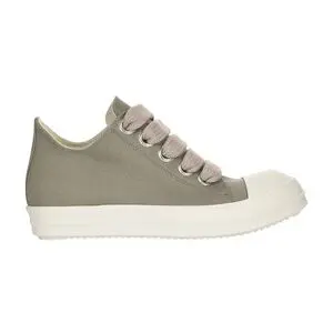 Rick Owens Jumbo Lace Low 'mineral Milk - Grey