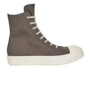 Rick Owens Scarpe Denim High 'dust Milk - Grey