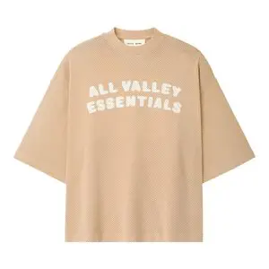 Fear Of God Sport Mesh Merch Tee 'ginger - Tan