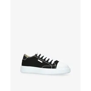 BELIER Canvas Trainers - Blk/white