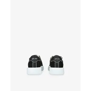 BELIER Canvas Trainers - Blk/white