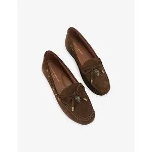 Kurt Geiger Eagle Suede Moccasin Loafers