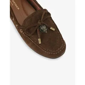 Kurt Geiger Eagle Suede Moccasin Loafers