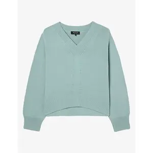 Whistles V-neck Relaxed-fit Cotton Jumper