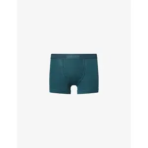 TOM FORD Tonal Logo-waistband Cotton-jersey Boxer Briefs - Emerald