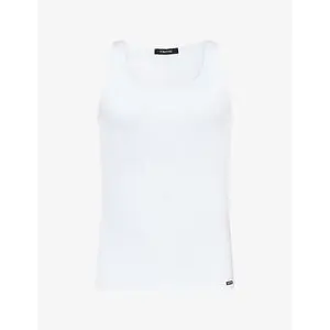 TOM FORD Crew-neck Modal And Cotton Tank Xxl