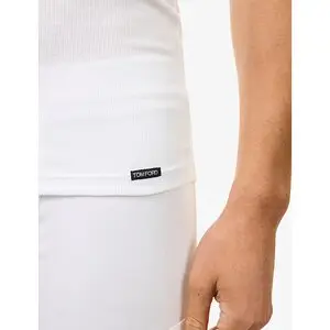 TOM FORD Crew-neck Modal And Cotton Tank Xxl