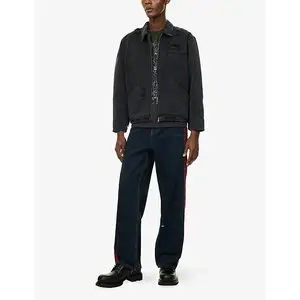 BASKETCASE Distressed Cotton Denim Jacket