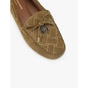 Kurt Geiger Eagle Suede Moccasin Loafers