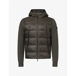 Moncler Padded Bodice Hooded Jacket