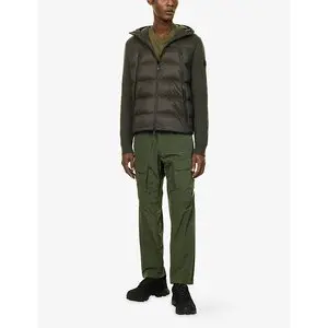 Moncler Padded Bodice Hooded Jacket